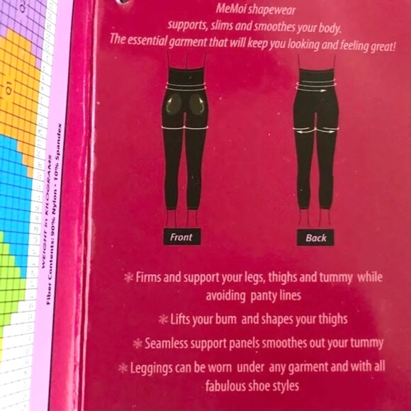 Memoi | Pants & Jumpsuits | Nwt Slim Me By Memoi High Waisted Legging ...